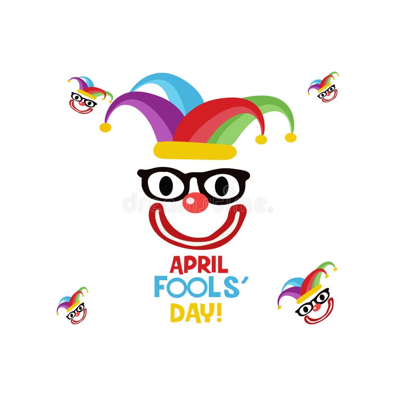 April Fools Day is Celebrated Every Year on 1 April Vector Stock Vector ...