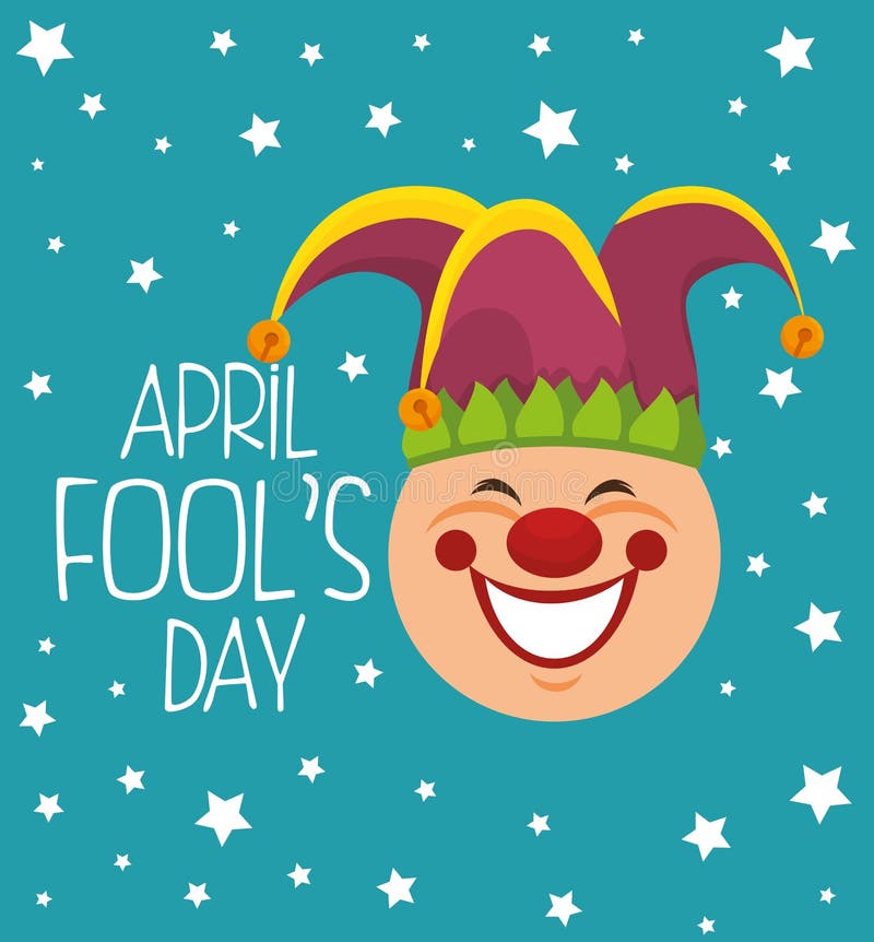 April Fools Day Celebration Card Stock Vector - Illustration of ...