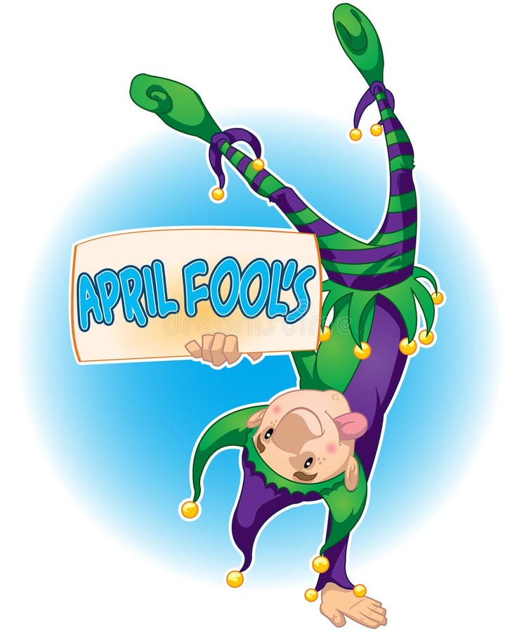 April Fools stock vector. Illustration of fool, cartoon - 37398566