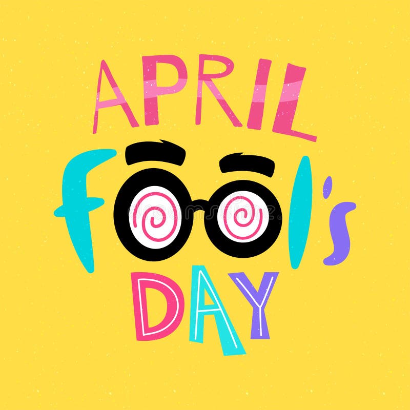April fools poster stock vector. Illustration of funny - 179344469