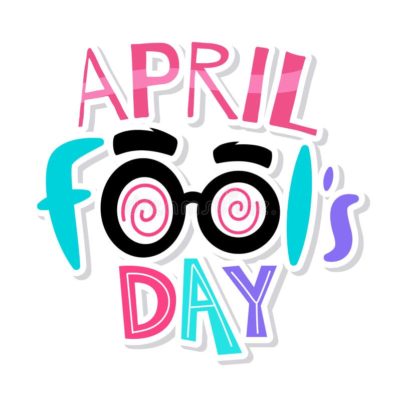 April fools poster stock vector. Illustration of lettering - 179345312