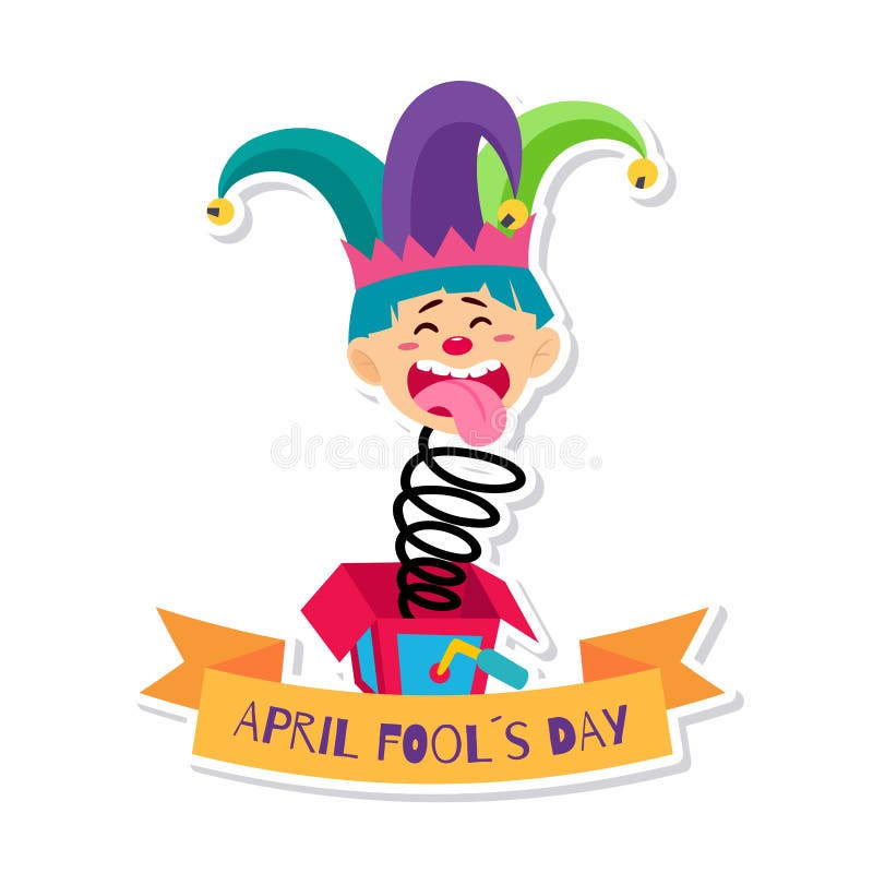 April fools poster stock vector. Illustration of party - 179345657