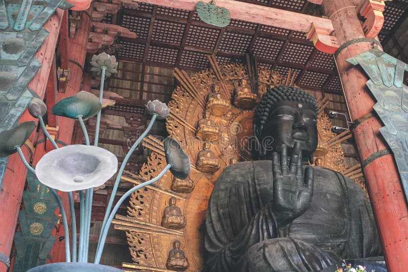 9 April 2012 Great Buddha Daibutsu Den at Todaiji Temple Editorial ...