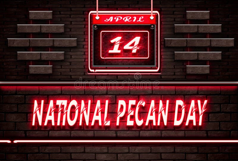 National Pecan Pie Day Sign Vector Illustration Stock Vector ...