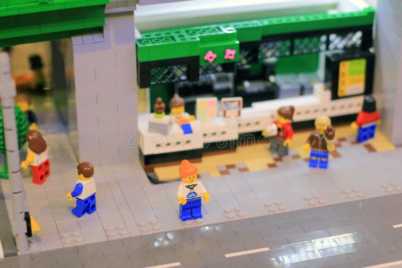 27 April 2014 Lego Toys Display Show Editorial Photo - Image of brick ...