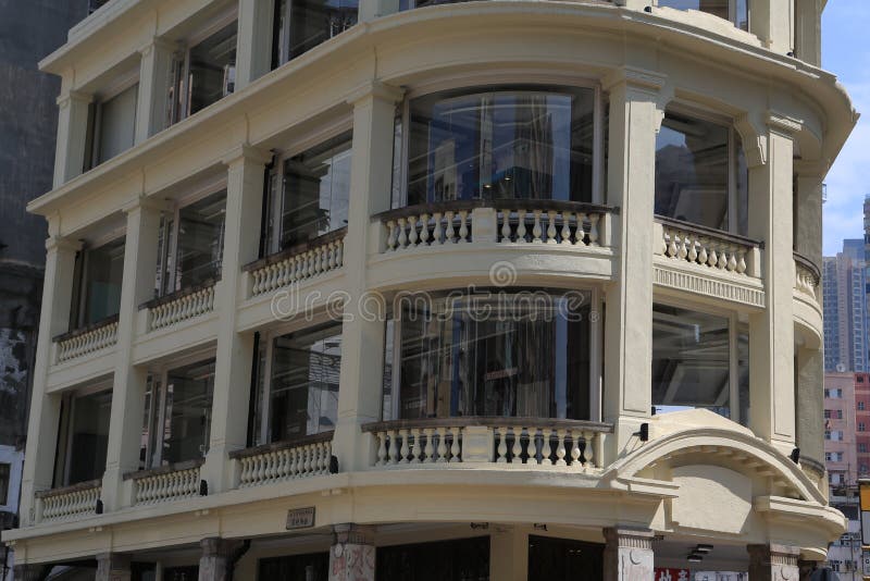 Lui Seng Chun Building in Hong Kong. 22 April 2012 Editorial Stock ...