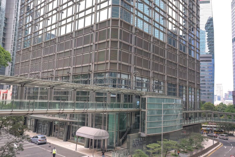 April 26 2023 the Modern Hong Kong Office Skyscraper Building Editorial ...