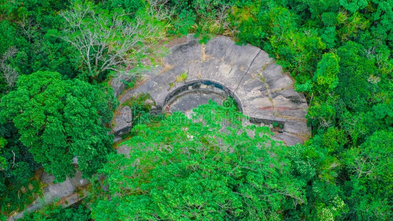 April 4 2025 Overgrown Concrete Structure in a Dense Forest Area ...