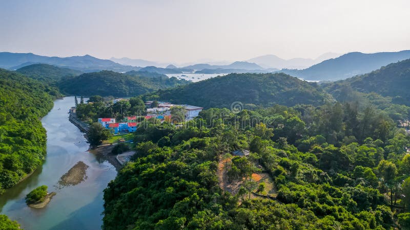 22 April 2022 the River Lung Hung, at Pak Tam Chung, Hk Stock Photo ...