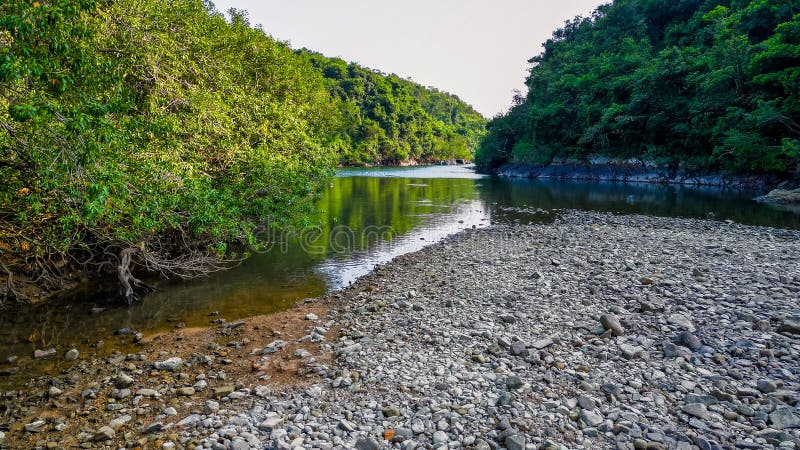 22 April 2022 the River Lung Hung, at Pak Tam Chung, Hk Stock Image ...