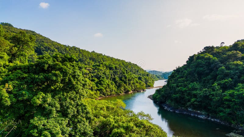 22 April 2022 the River Lung Hung, at Pak Tam Chung, Hk Stock Photo ...
