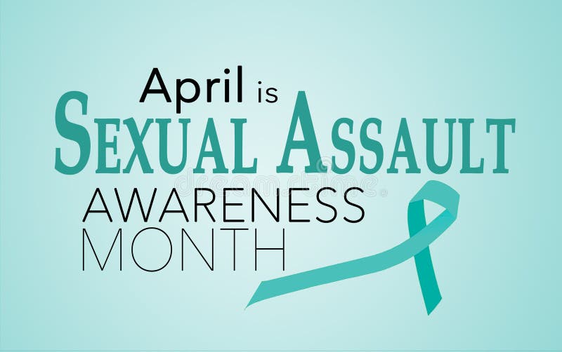 April is Sexual Assault Awareness Month Stock Illustration ...