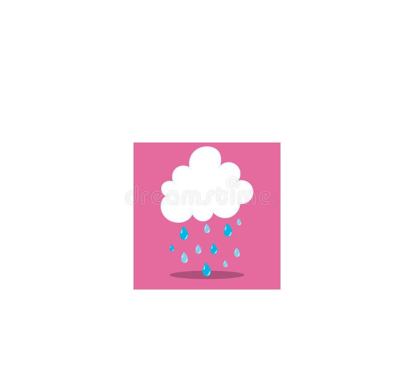 April showers rain 11 stock illustration. Illustration of vector ...