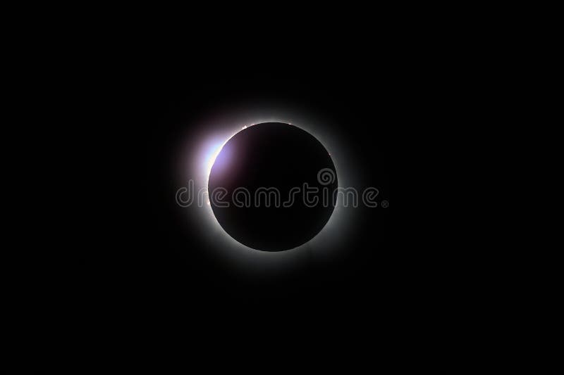 April 8, 2024 Total Solar Eclipse Near Uvalde Texas Stock Image - Image ...