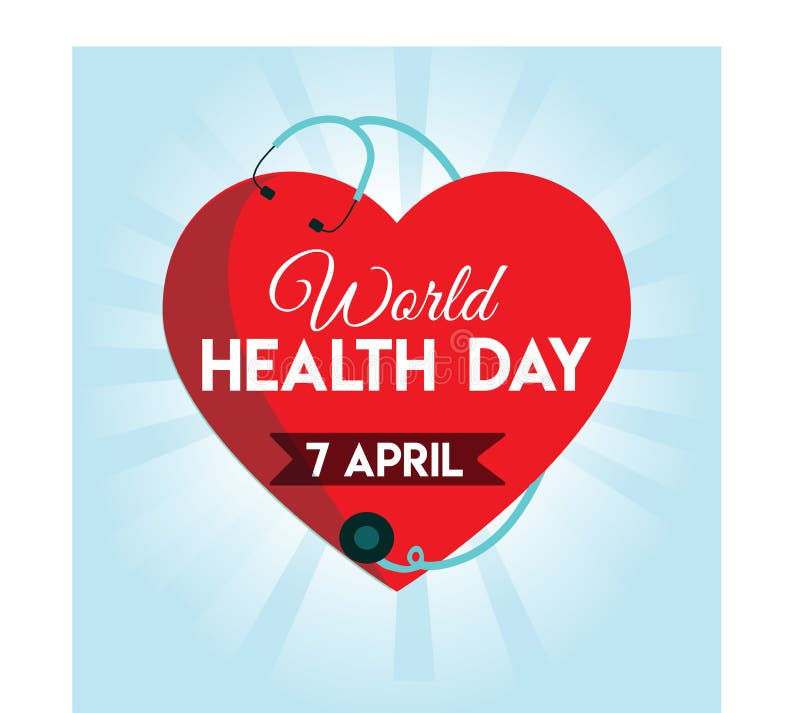 7 April, World Health Day Vector Stock Image - Image of treatment ...