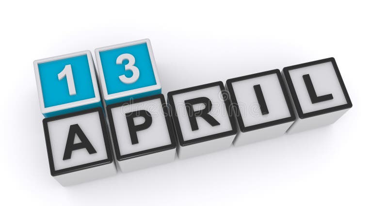 1. Apriltag auf Kalender stock abbildung. Illustration von hintergrund ...