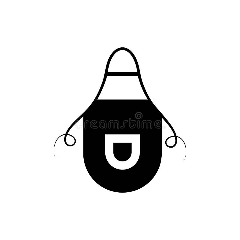 Apron Icon Logo Vector Design Stock Vector - Illustration of worker ...