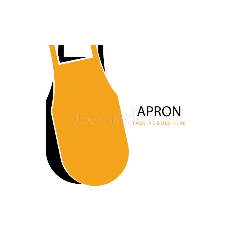 Apron Icon Logo Vector Design Stock Vector - Illustration of food ...