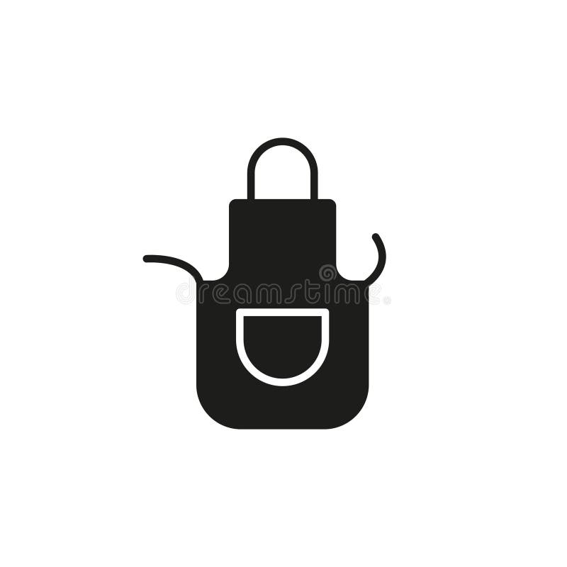 Apron Icon stock vector. Illustration of protect, garment - 380247617