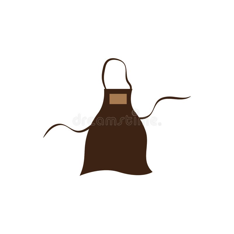Apron logo icon vector stock vector. Illustration of butcher - 235482996