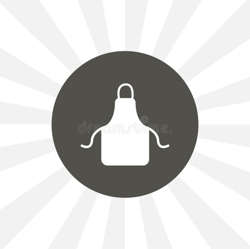Apron Protective Garment Isolated Icon. Food Design Element Stock ...