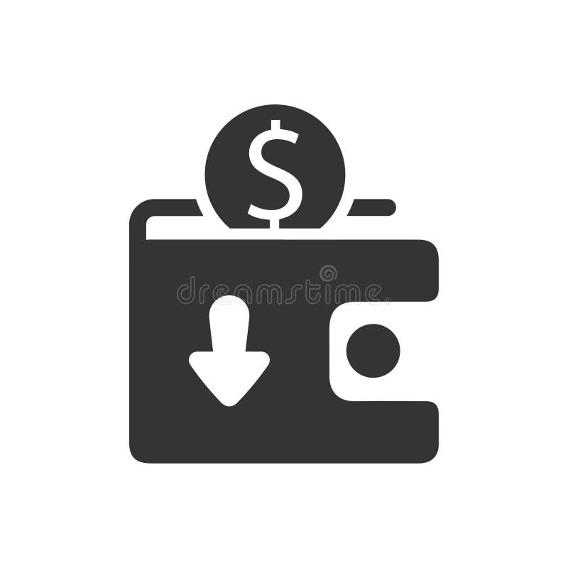 Aproveche el icono ilustración del vector. Ilustración de efectivo ...