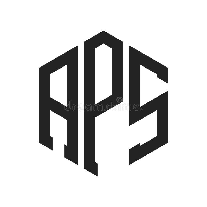 APS Logo Design. Initial Letter APS Monogram Logo Using Hexagon Shape ...