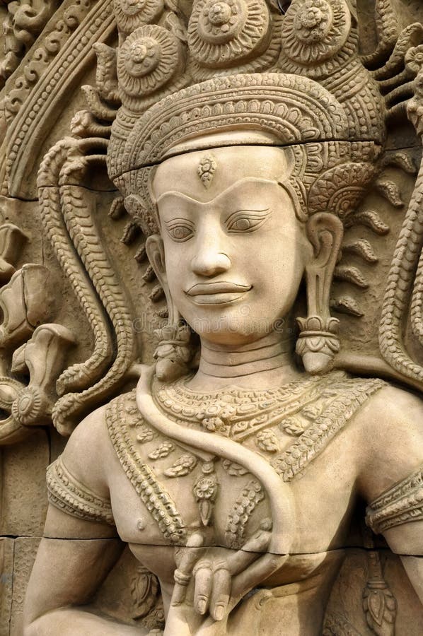 Apsara stock foto. Image of godsdienstig, boeddhisme - 28676064