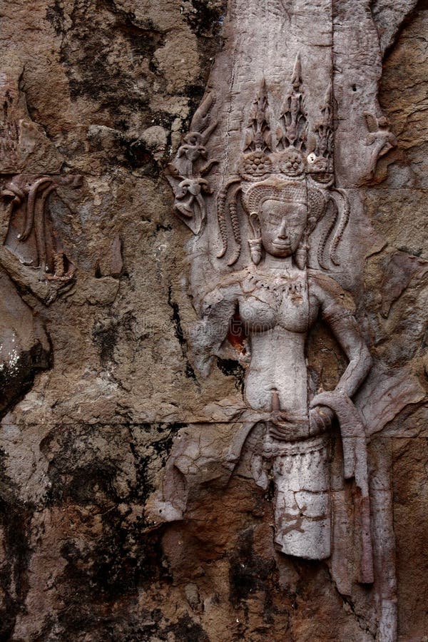 Apsara stock image. Image of architecture, asia, females - 32357665