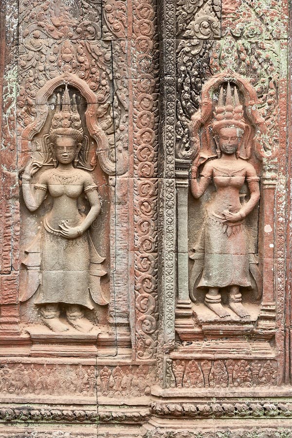 Apsara stock image. Image of detail, history, rock, reap - 40337027