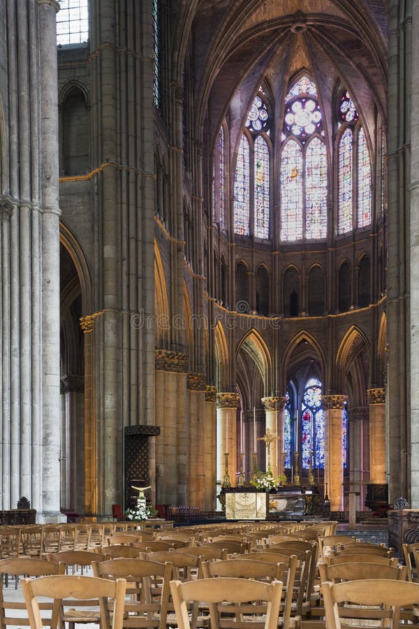 The Apse of the Notre-Dame Cathedral Editorial Photo - Image of ages ...