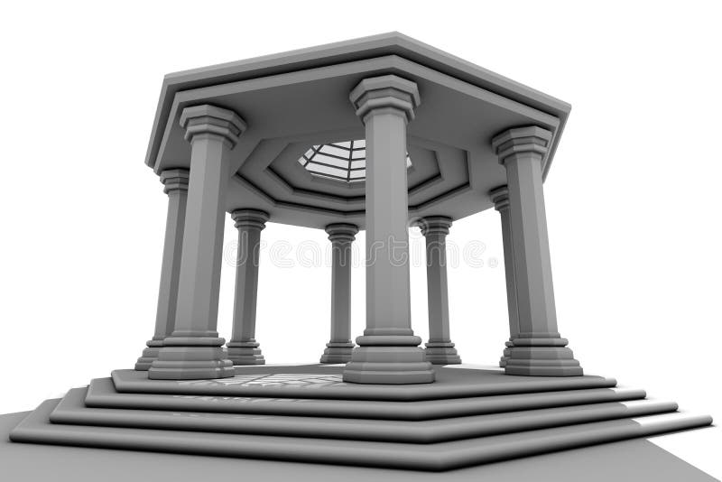 Apse octagonal stock illustration. Illustration of columns - 14335574