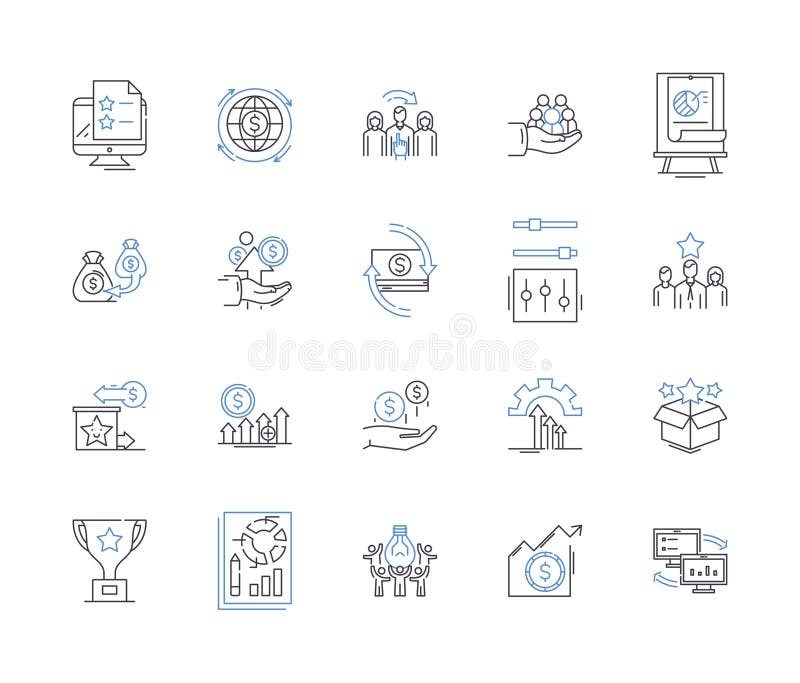 Aptitude Line Icons Collection. Ability, Competency, Proficiency ...