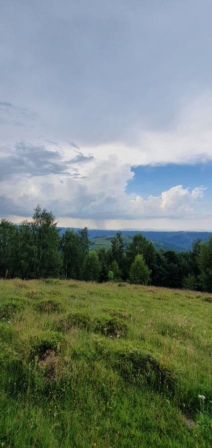 Apuseni Mountains Near Marisel Village Stock Photo - Image of apuseni ...