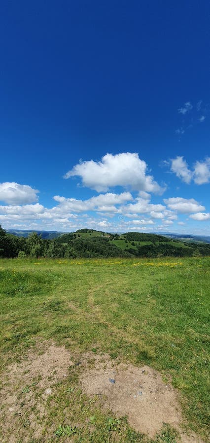 Apuseni Mountains Near Marisel Village Stock Image - Image of grass ...