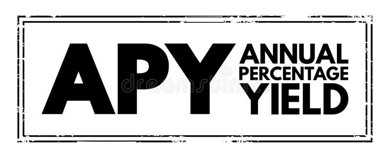 APY Annual Percentage Yield - Normalized Representation of an Interest ...