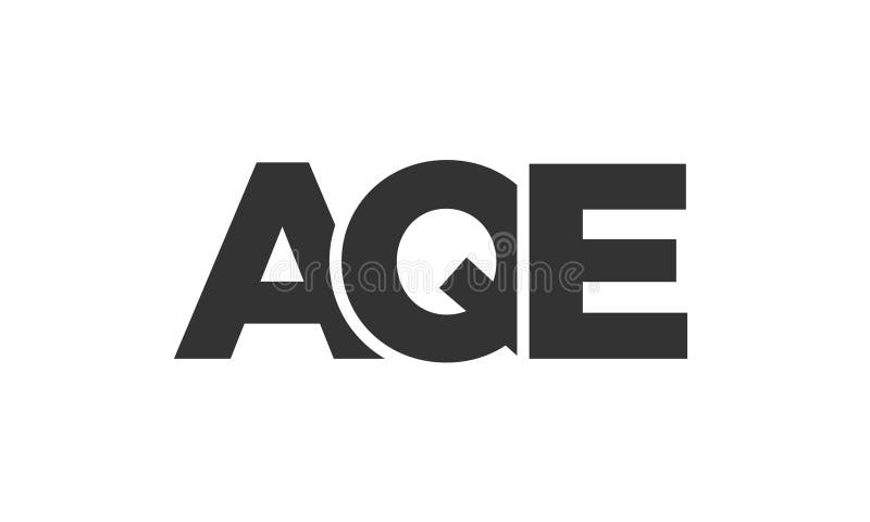 AQE Logo Design Template with Strong and Modern Bold Text. Initial ...