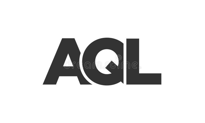 AQL Logo Design Template with Strong and Modern Bold Text. Initial ...