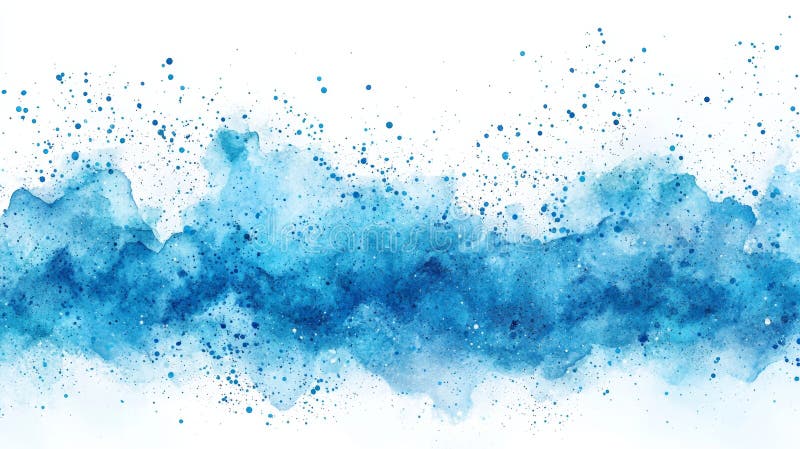 Aqua Blue Abstract Watercolor Background for Textures, Backgrounds, and ...