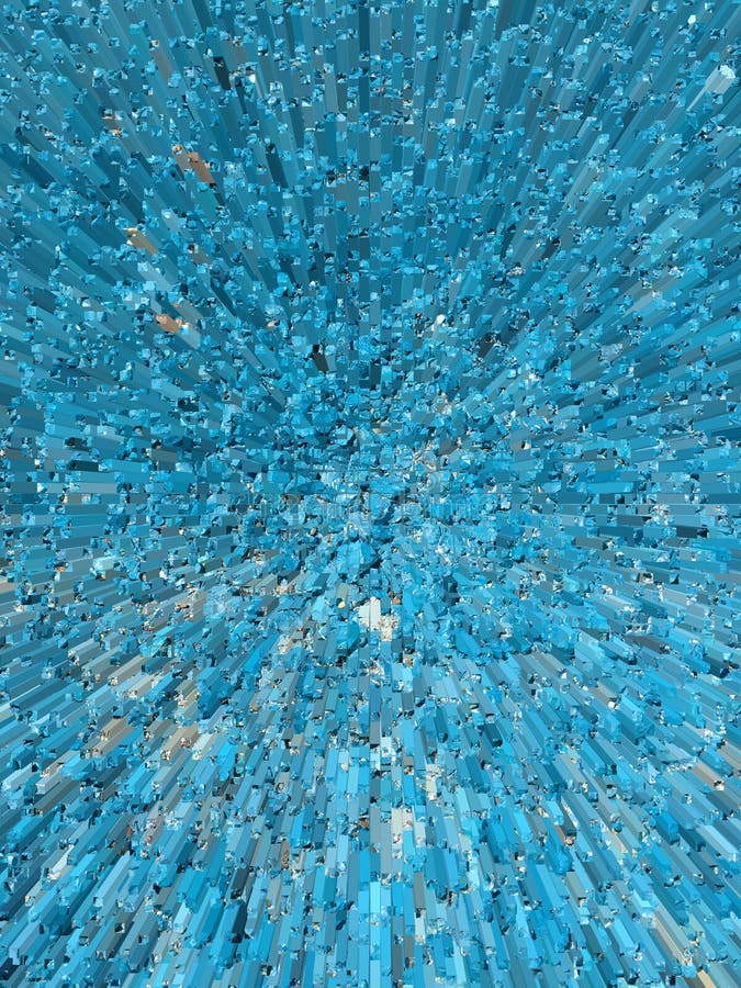 Aqua Blue Extrusion Patterned Background Design Stock Image - Image of ...