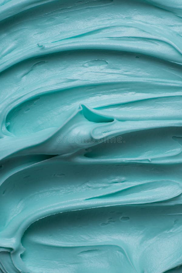 Aqua Blue Icing Frosting Close Up Texture Stock Photo - Image of space ...