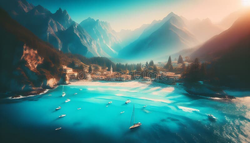 Aqua Tranquil Blue Sea Water Background Stock Image - Image of blue ...