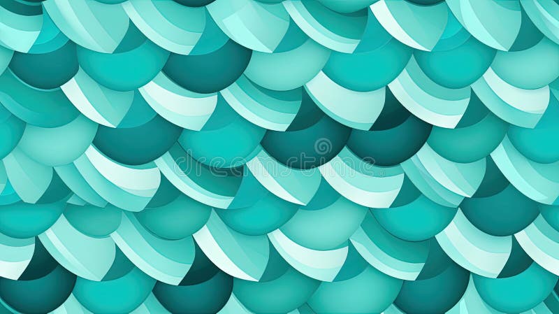Aqua Color Fabric Pattern Design Stock Illustration - Illustration of ...