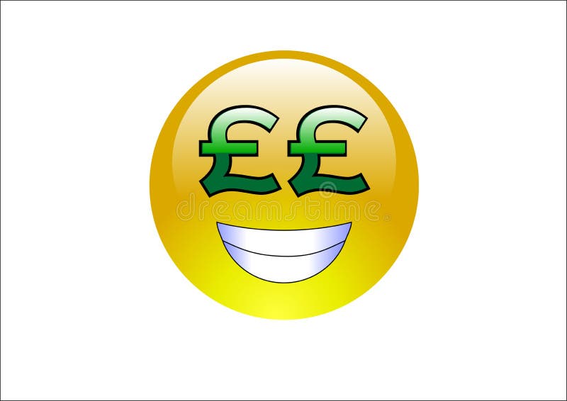 Aqua Emoticons - Pound Signs (Money) Stock Illustration - Illustration ...