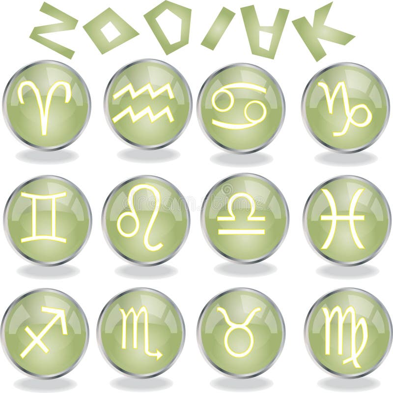 Aqua Green Star Signs Icon Set Stock Vector - Illustration of dekstop ...