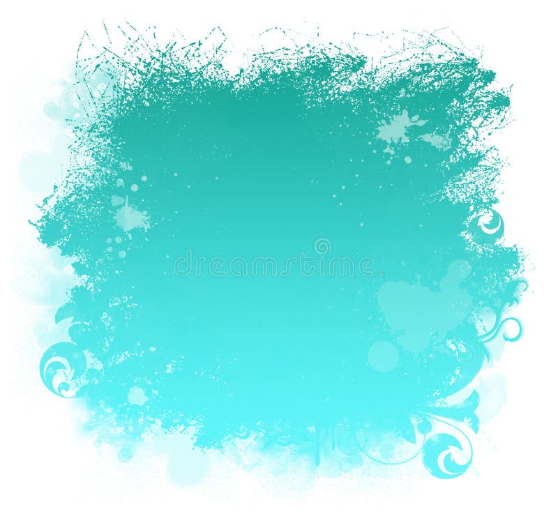 Aqua Grunge Paint Smear Background Stock Illustrations – 230 Aqua ...