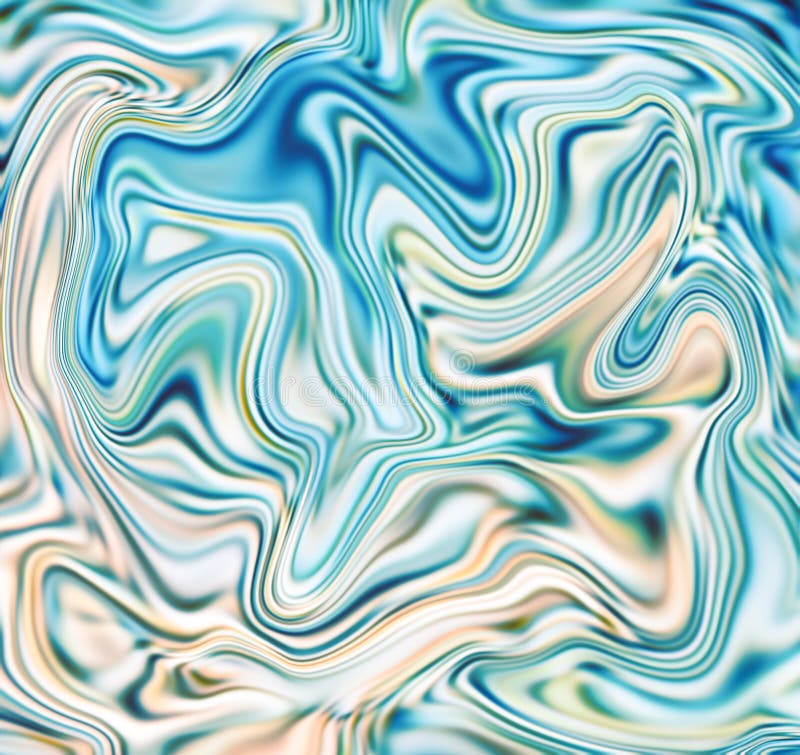 Aqua Marble Abstract Background. Mesh Liquid Surface Digital ...