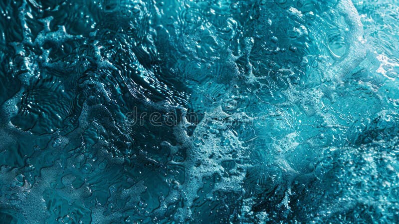 Aqua Marine Water Surface Texture, Abstract Liquid Background, Motion ...