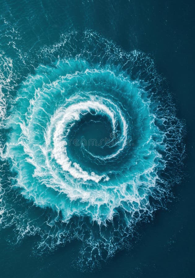 Aqua Marine Water Vortex Splash Stock Image - Image of nature, fresh ...