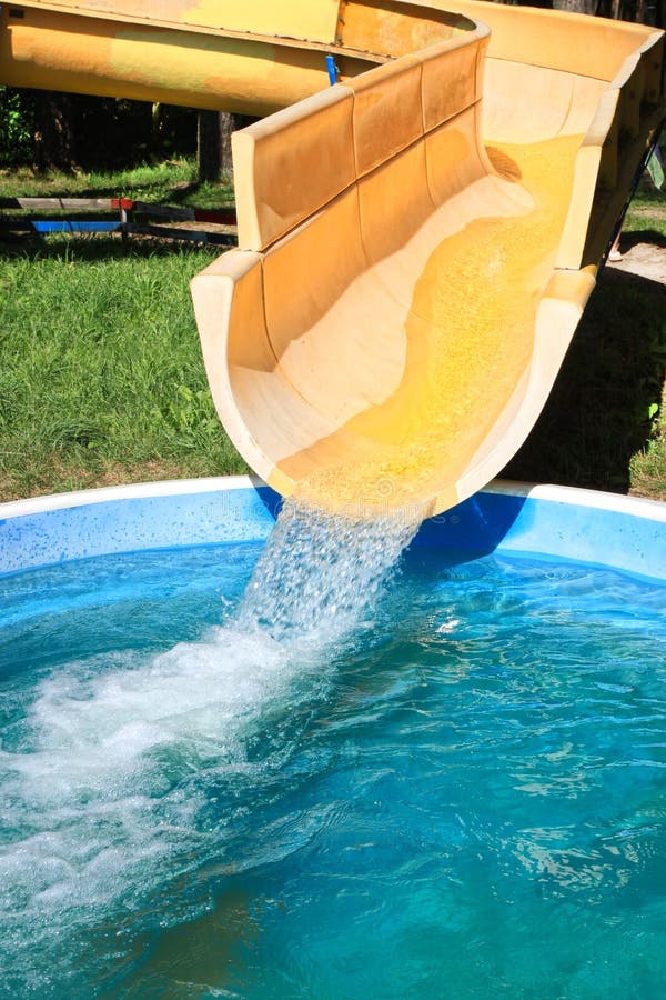 172 Colorful Red Yellow Water Slide Aqua Park Stock Photos - Free ...